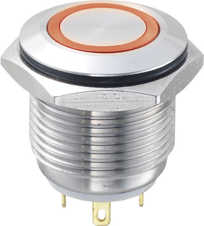 TRU Components LED antivandal taster legirani čelik 48 V/DC
