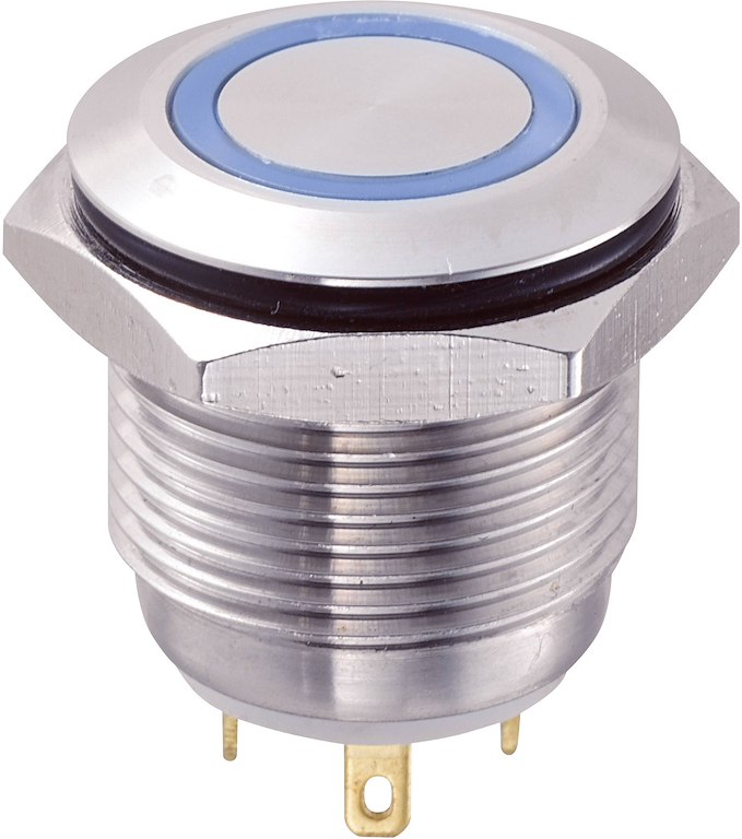 TRU Components LED antivandal taster legirani čelik 48 V/DC