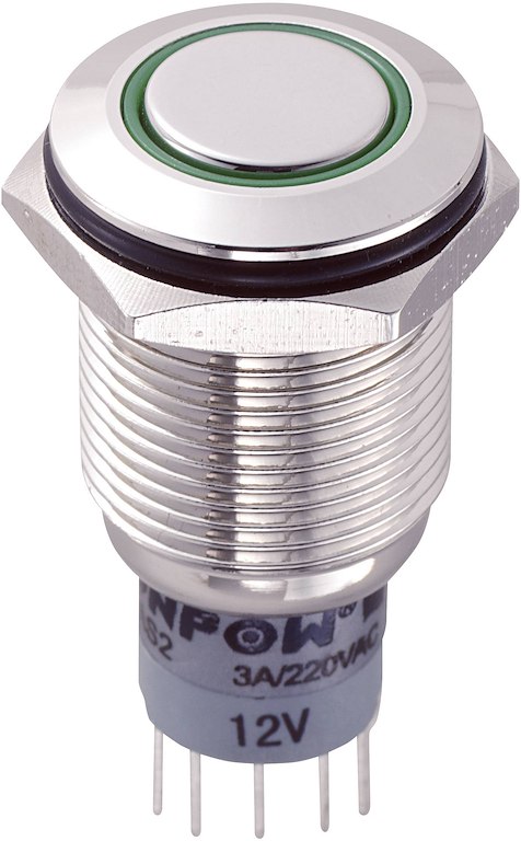 TRU Components LED antivandal prekidač medenina 250 V/AC