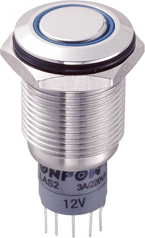 TRU Components LED antivandal prekidač legirani čelik 250 V/AC