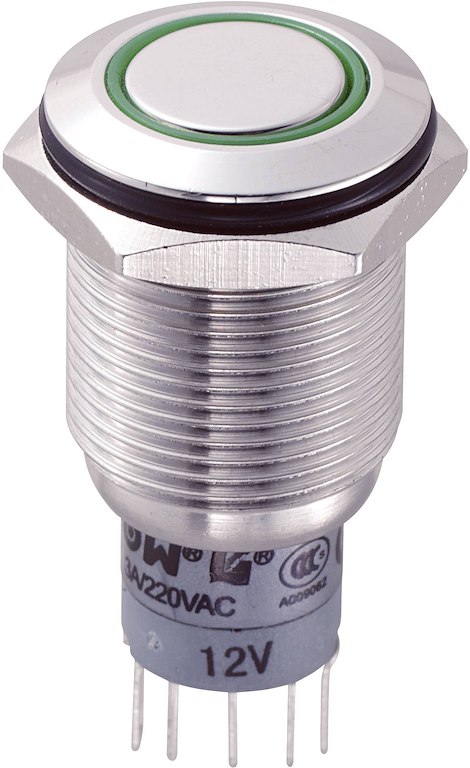 TRU Components LED antivandal taster legirani čelik 250 V/AC