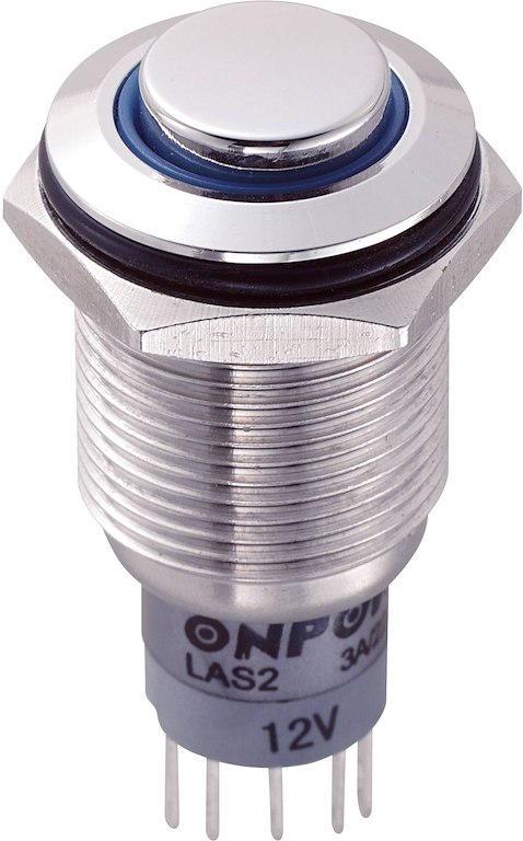 TRU Components LED antivandal prekidač legirani čelik 250 V/AC