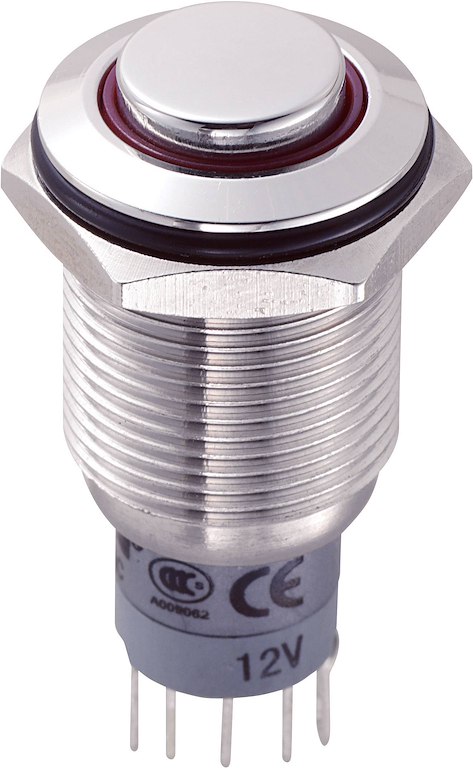TRU Components LED antivandal prekidač legirani čelik 250 V/AC