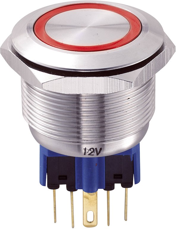 TRU Components LED antivandal taster legirani čelik 250 V/AC