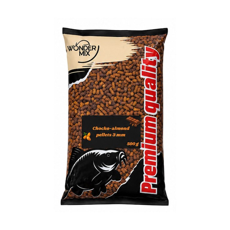 WONDER MIX 3MM PELLET – CHOCO / ALMOND 500GR