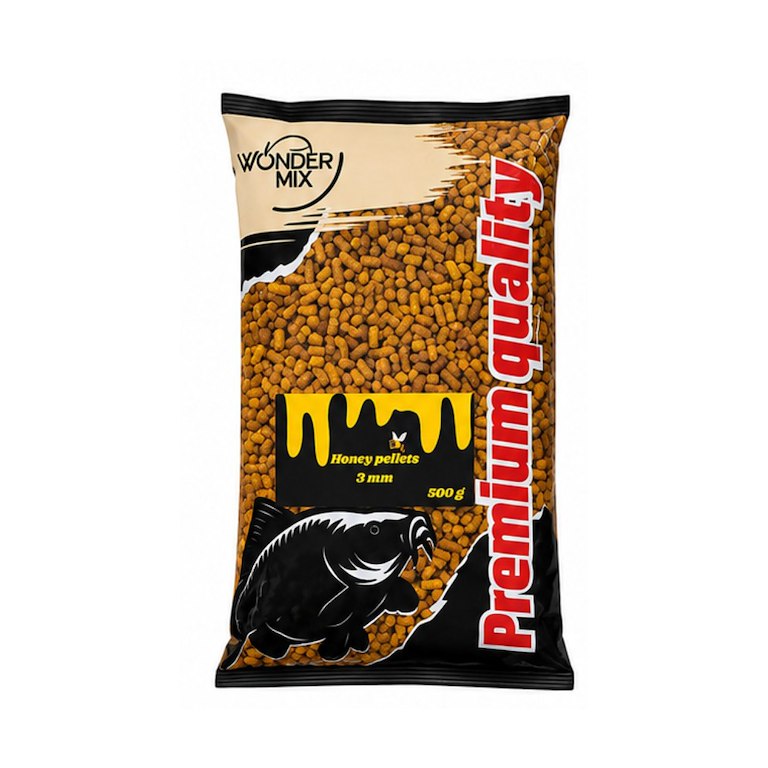 WONDER MIX 3MM PELLET – HONEY 500GR