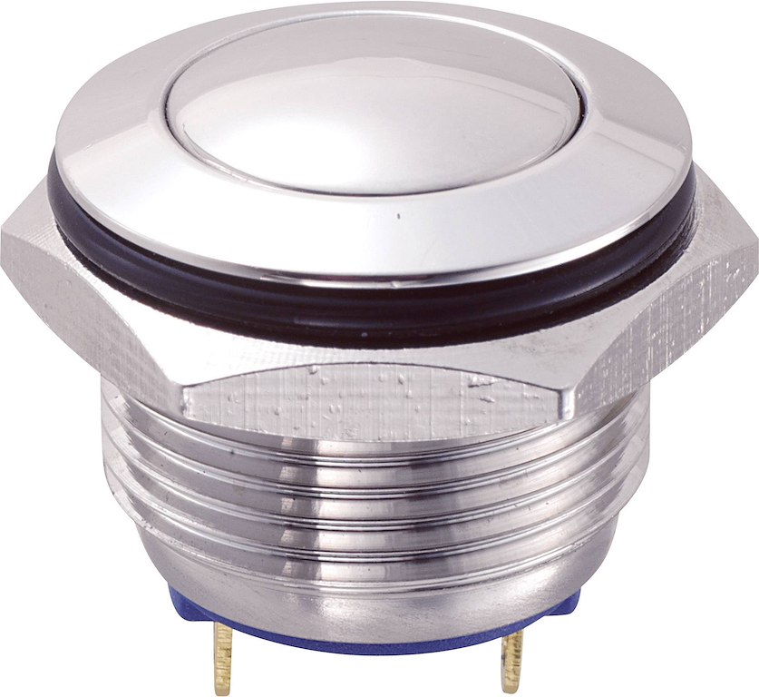 TRU Components GQ16B-10/J/S antivandal taster legirani čelik 48 V/DC