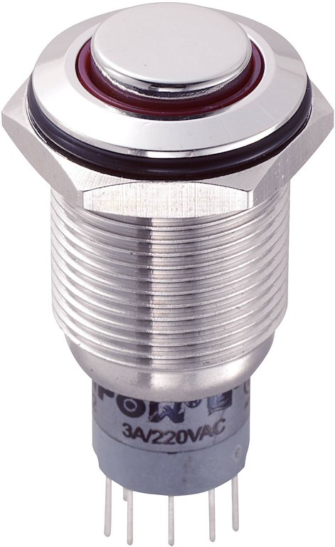 TRU Components LED antivandal taster legirani čelik 250 V/AC