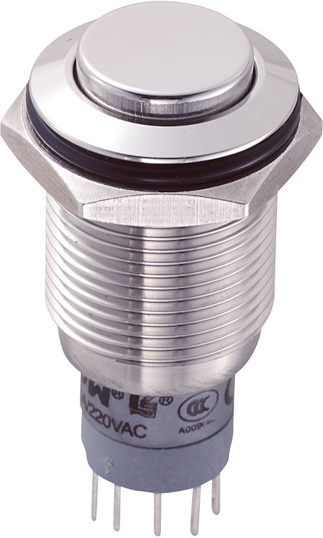 TRU Components LAS2GQH-11/S/P antivandal taster legirani čelik 250 V/AC