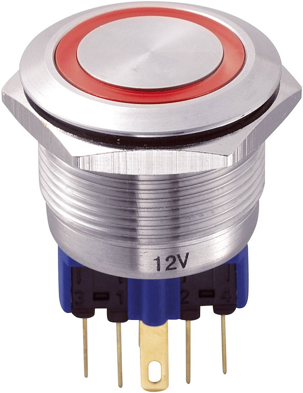 TRU Components LED antivandal taster legirani čelik 250 V/AC