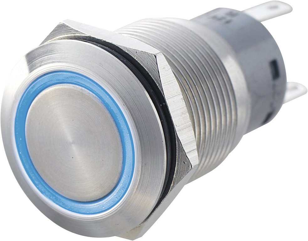 TRU Components LED antivandal prekidač legirani čelik 250 V/AC