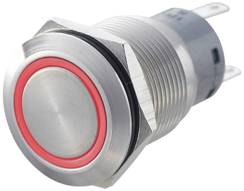 TRU Components LED antivandal taster legirani čelik 250 V/AC