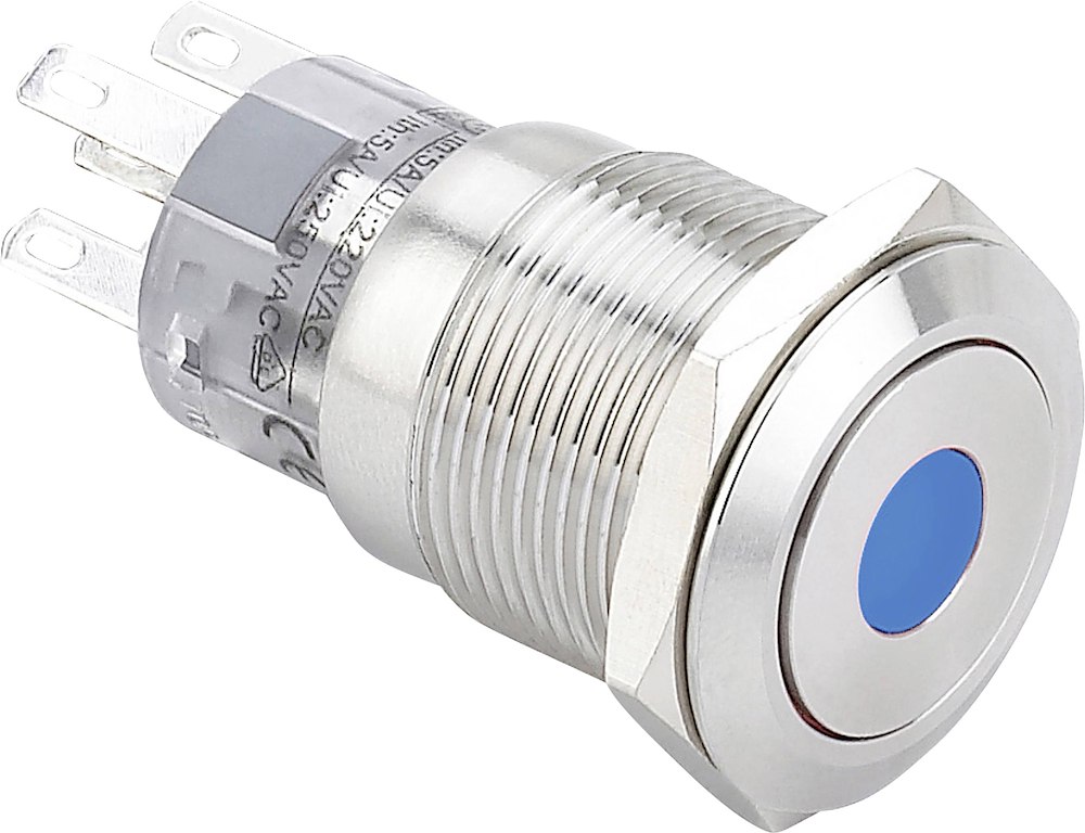 TRU Components LED antivandal prekidač legirani čelik 250 V/AC