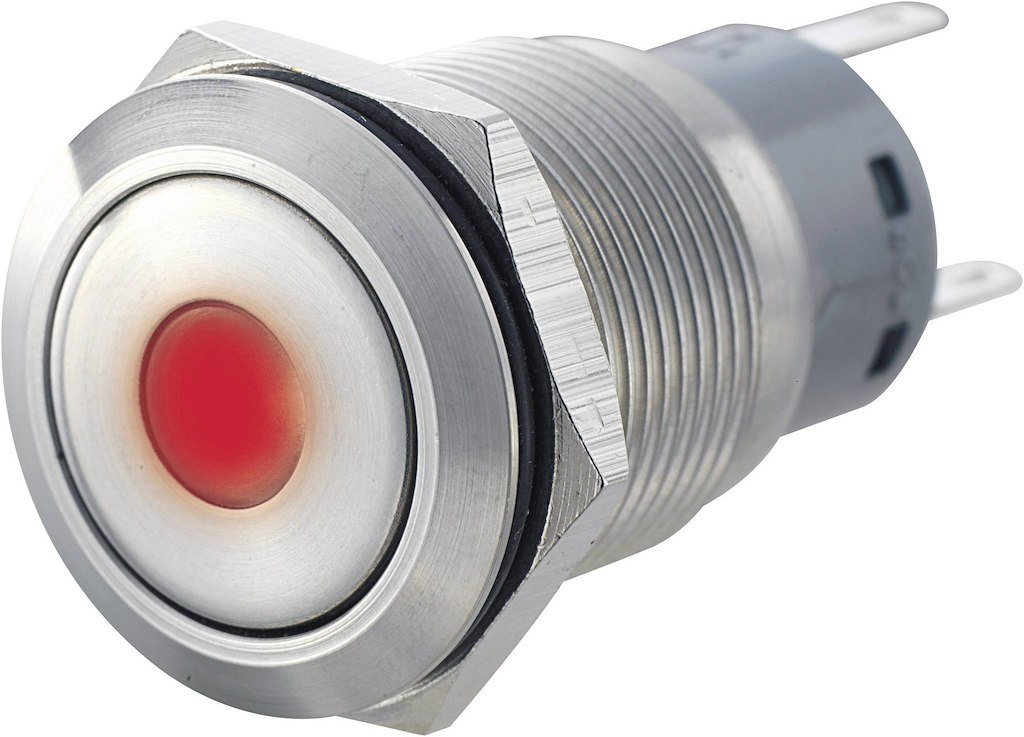 TRU Components LED antivandal taster legirani čelik 250 V/AC