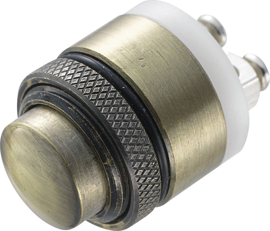 TRU Components GQ-16B-M antivandal taster medenina 36 V/DC