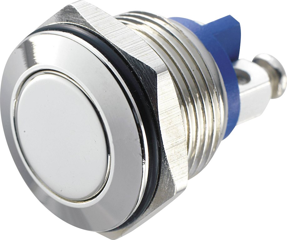 TRU Components GQ 16F-N antivandal taster nikelj 48 V/DC