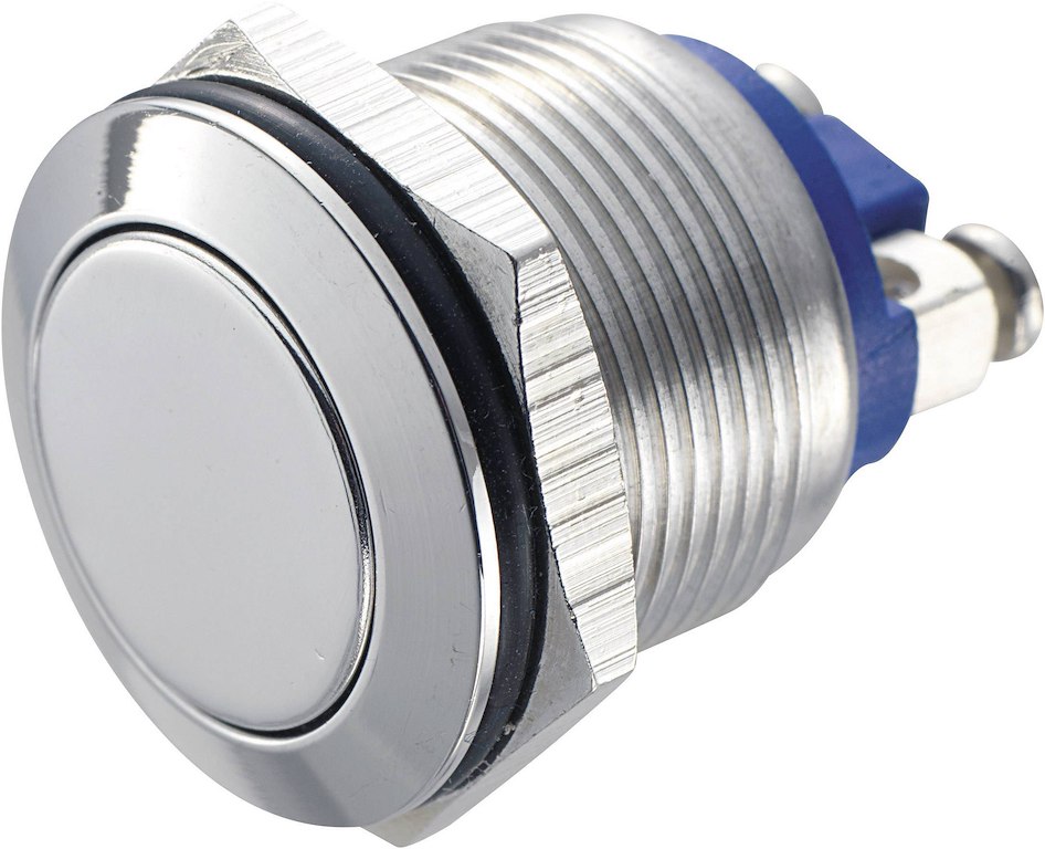 TRU Components GQ 19F-S antivandal taster legirani čelik 48 V/DC