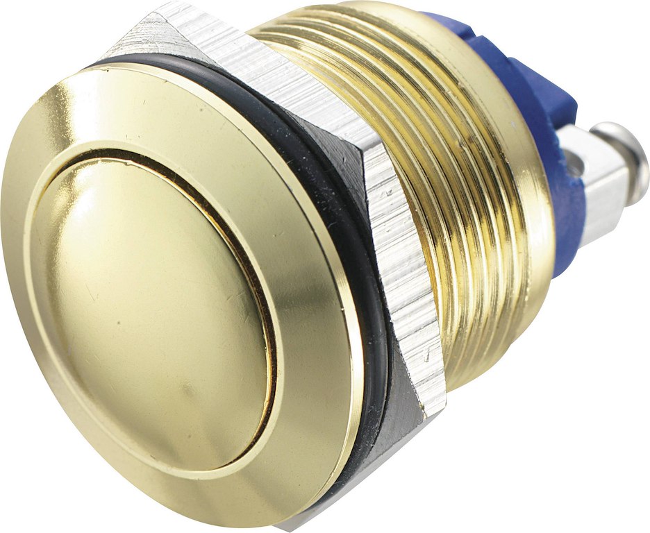 TRU Components GQ 19B-G antivandal taster medenina 48 V/DC
