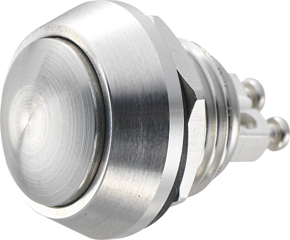 TRU Components GQ12B-S antivandal taster legirani čelik 48 V/DC