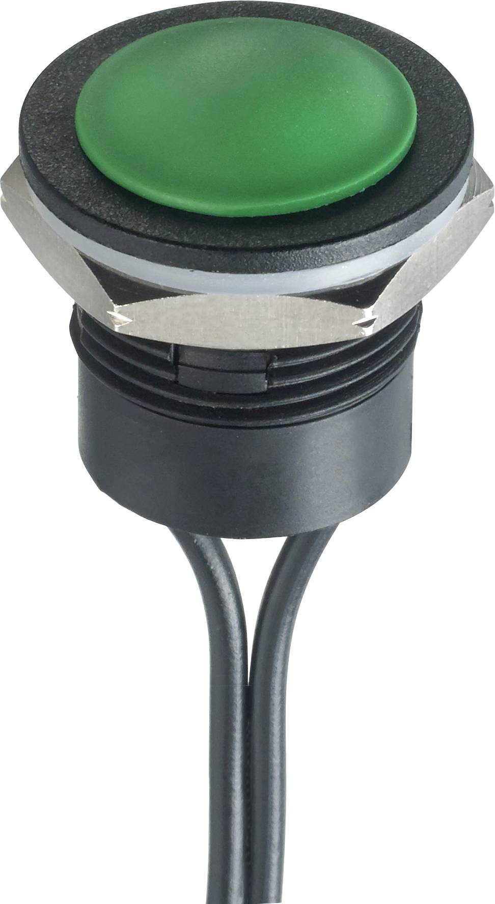 APEM IA Series taster zelena 24 V/DC