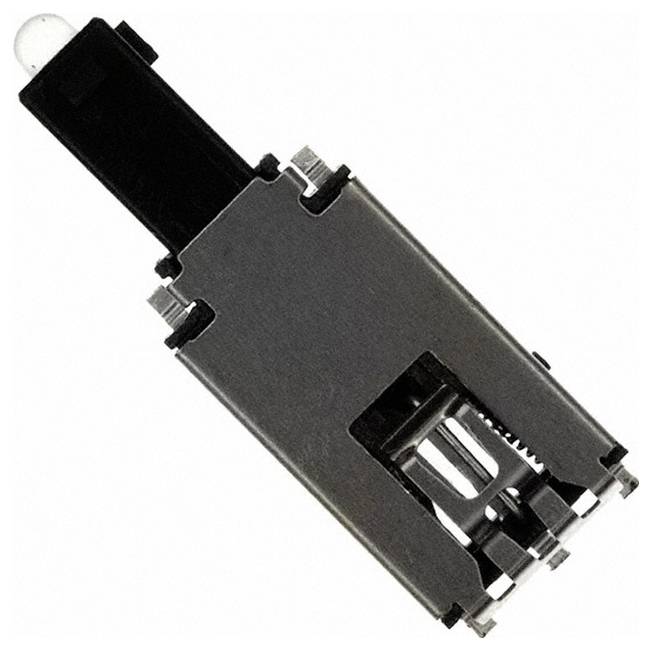 C & K Switches LED prekidač na pritisak (uklopni) crna 50 V/DC