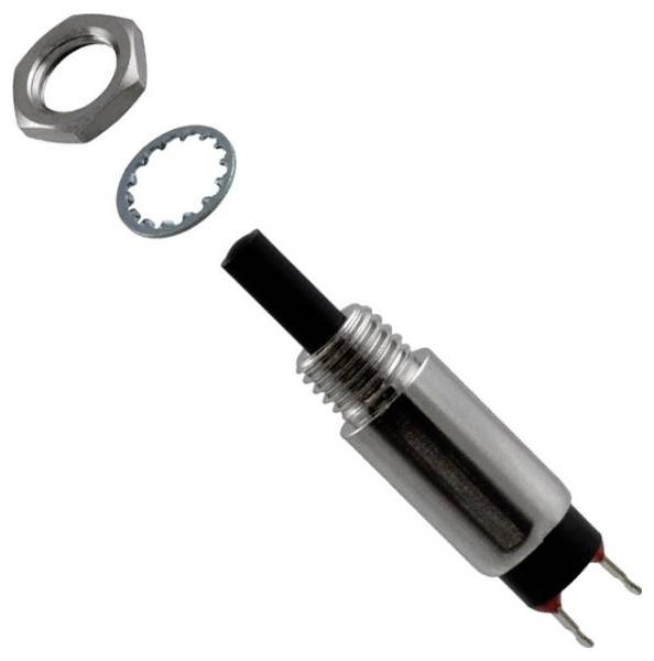 C & K Switches Push button 8700 Series taster crna 20 V/DC