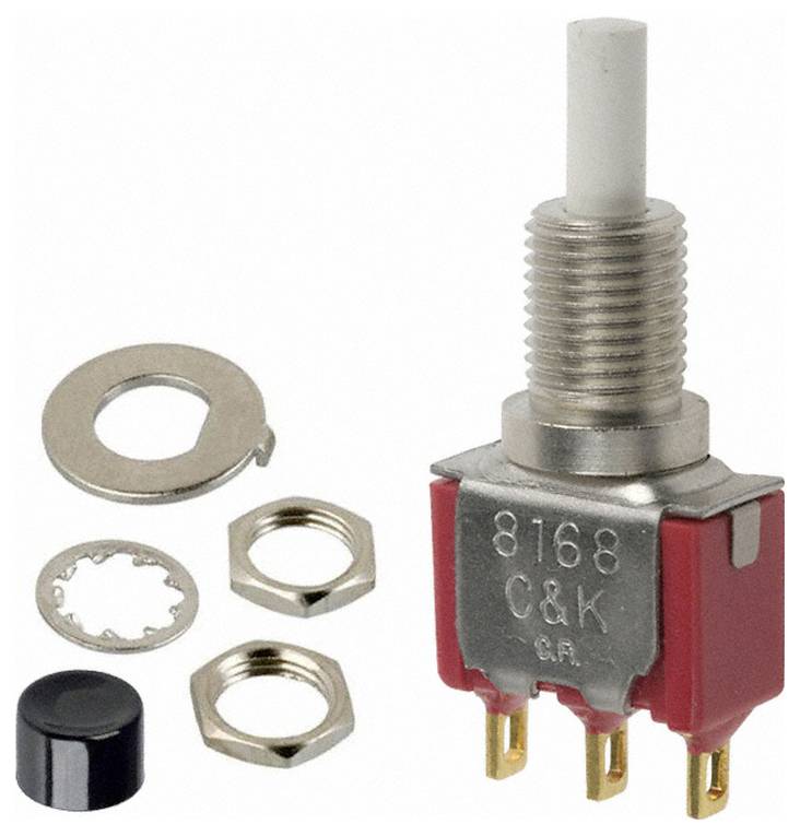 C & K Switches Pushbuttons 8060 Series taster crna 28 V/DC