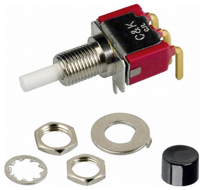 C & K Switches Push button 8060 Series taster crna 20 V/DC