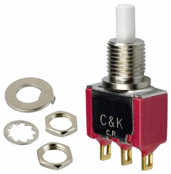 C & K Switches Pushbuttons 8020 Series taster bela 28 V/DC