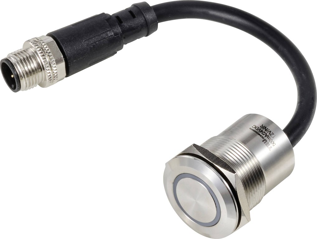 TRU Components LED piezo taster legirani čelik 24 V