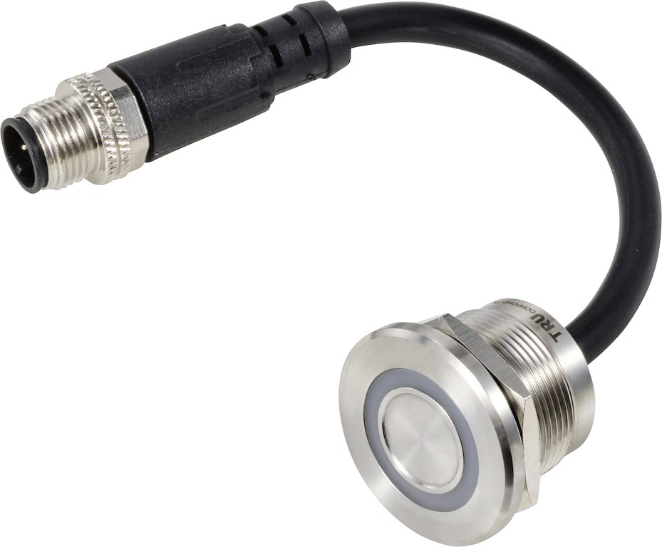 TRU Components LED senzorski taster legirani čelik 24 V