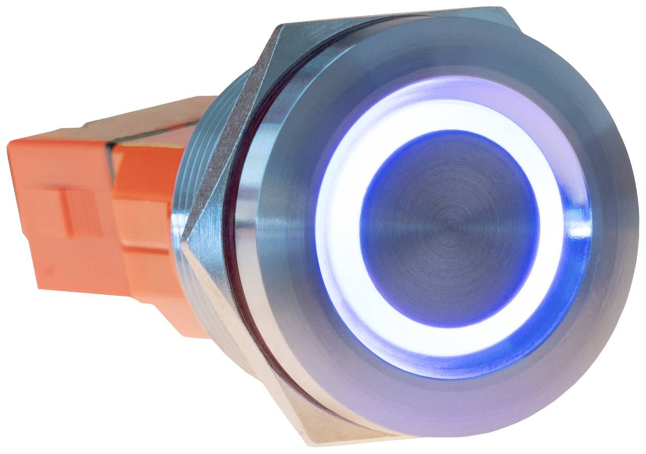 Joy-it LED preklopno dugme srebrna/plemenito jeklo 24 V