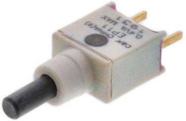C & K Switches EP11SD1CBE taster crna 20 V, 20 V/DC