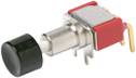 C & K Switches 8168LHCGE2 taster crna 120 V, 28 V/DC