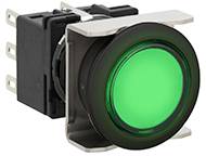 Idec LB6L-M1T64G osvetljeni taster zelena 250 V, 125 V, 30 V