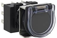 Idec LB6GB-M1T6B osvetljeni taster crna 250 V, 125 V, 30 V
