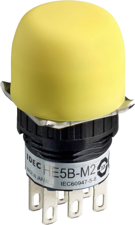 Idec HE5B-M2PY njihajući taster (klackalica) žuta 125 V/AC, 30 V/DC