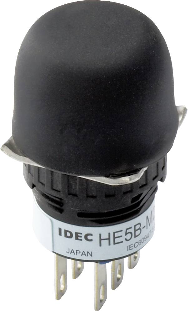 Idec HE5B-M2PB njihajući taster (klackalica) crna 125 V/AC, 30 V/DC