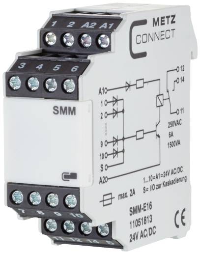 Metz Connect 11051813 modul grupnog izveštavanja 24 V/AC, 24 V/DC