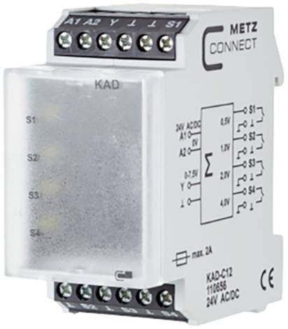 Metz Connect 110656 digitalno-analogni pretvarač 24 V/AC, 24 V/DC