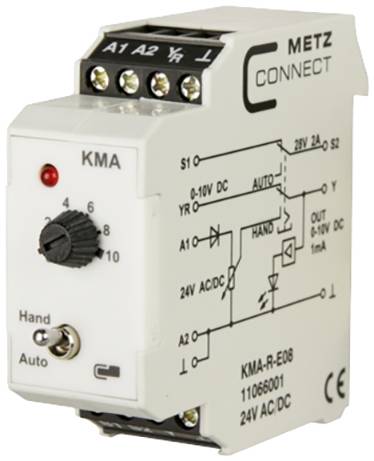 Metz Connect 11066001 analogni davač vrednosti 24 V/AC, 24 V/DC