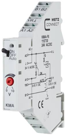 Metz Connect 110730 analogni davač vrednosti 24 V/AC, 24 V/DC