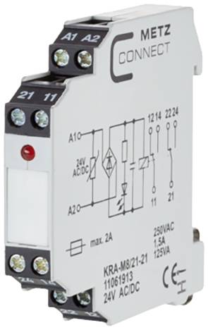 Metz Connect 11061913 sklopni modul 24 V/AC, 24 V/DC