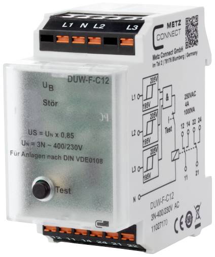 Metz Connect 11027170 nadzorni relej 230 V/AC