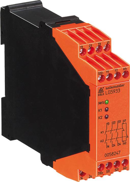 Dold LG5933.48 DC24V sigurnosni relej 1 NC kontakt, 3 NO kontakt 24 V/AC, 24 V/DC