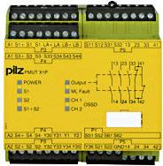 PILZ PMUT X1P 24VDC 3n/o 1n/c 5so sigurnosni relej 3 NO kontakt, 1 NC kontakt 24 V/DC