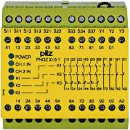 PILZ PNOZ X10.1 24VDC 6n/o 4n/c 6LED sigurnosni relej 6 NO kontakt, 4 NC kontakt 24 V/DC