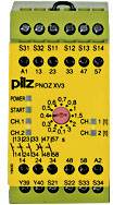 PILZ PNOZ XV3 3/24VDC 3n/o 2n/o t sigurnosni relej 3 NO kontakt 24 V/DC