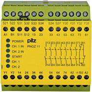 PILZ PNOZ 11 24VAC 24VDC 7n/o 1n/c sigurnosni relej 7 NO kontakt, 1 NC kontakt 24 V/DC