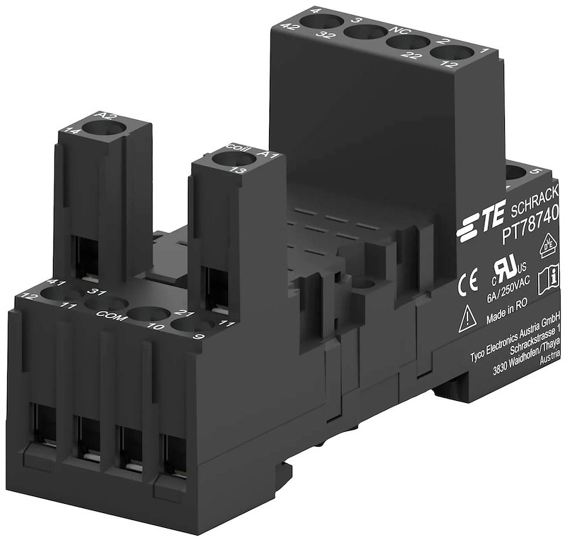TE Connectivity PT78740 podnožje releja